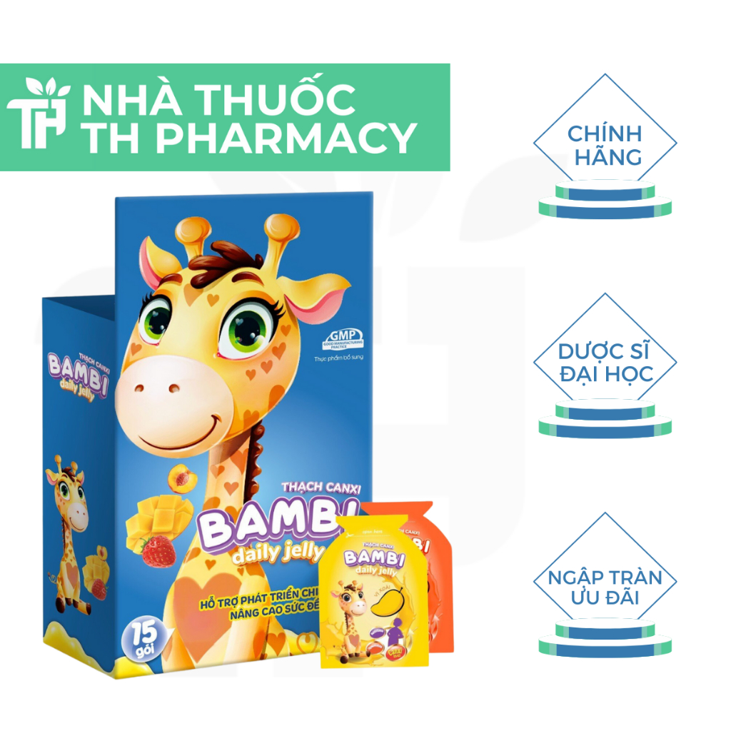 Calcium Jelly BAMBI, Helps Supplement Calcium, D3,MK7 Support Height ...