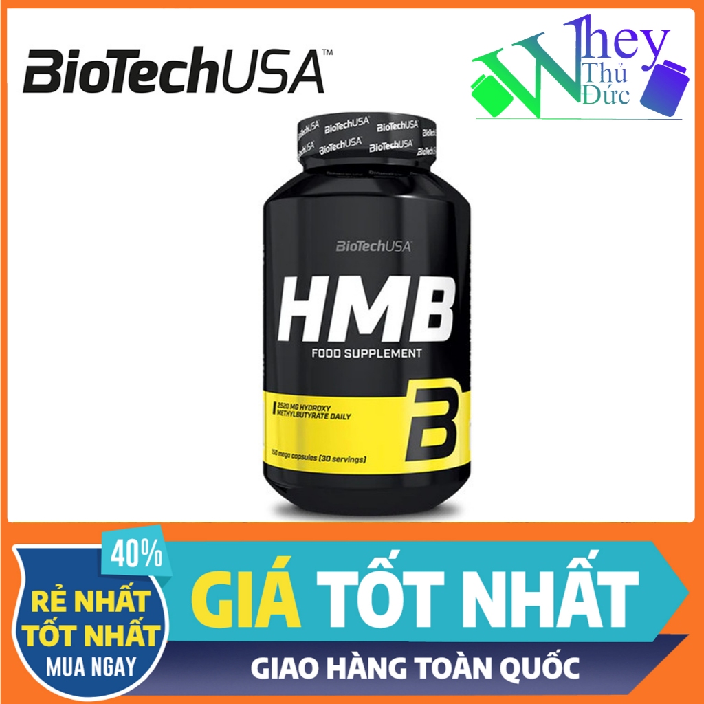 Hmb BiotechUSA Muscle Gain Box Of 150 Tablets - Helps Synthesize ...