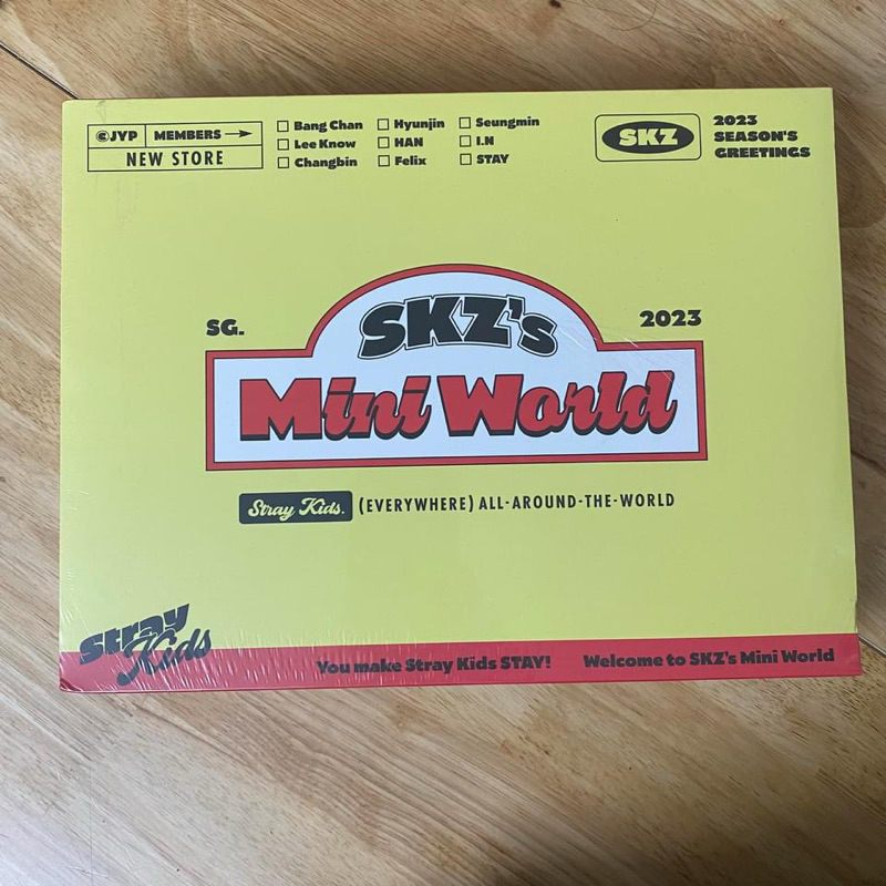 Stray KIDS - FULL SET Season Greeting 2023 SKZ's WORLD UNSEAL (Sealed) | Shopee Singapore