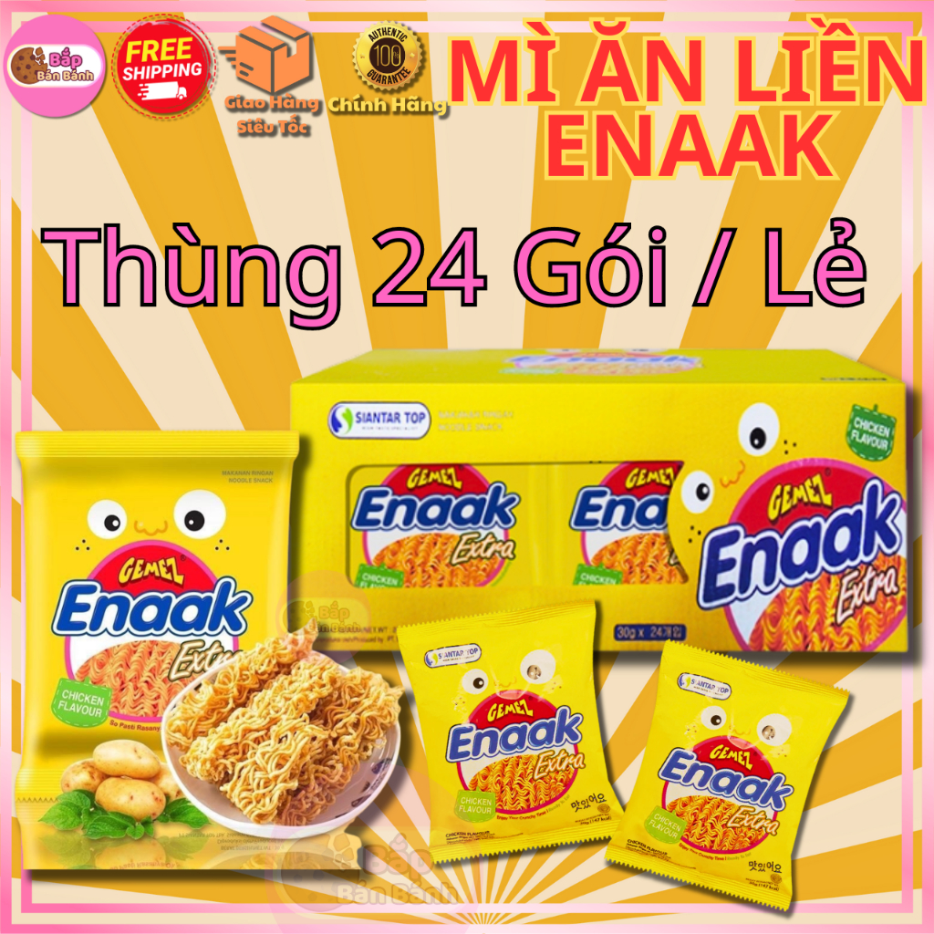 [NEW Date] Enaak Instant Noodles - Enaak Extra Instant Noodle Snack ...