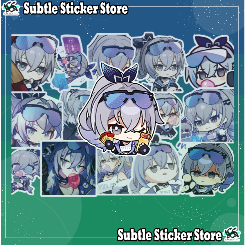 [Honkai Star Rail] - Set 10 / 15 Sticker Hacker Silver Wolf / Silver ...