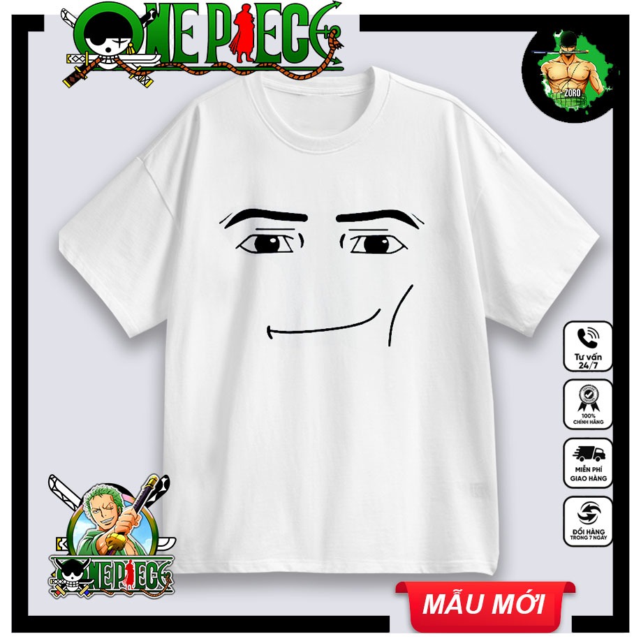 Collection of White T-shirts with Roblox Face prints In all sizes for ...