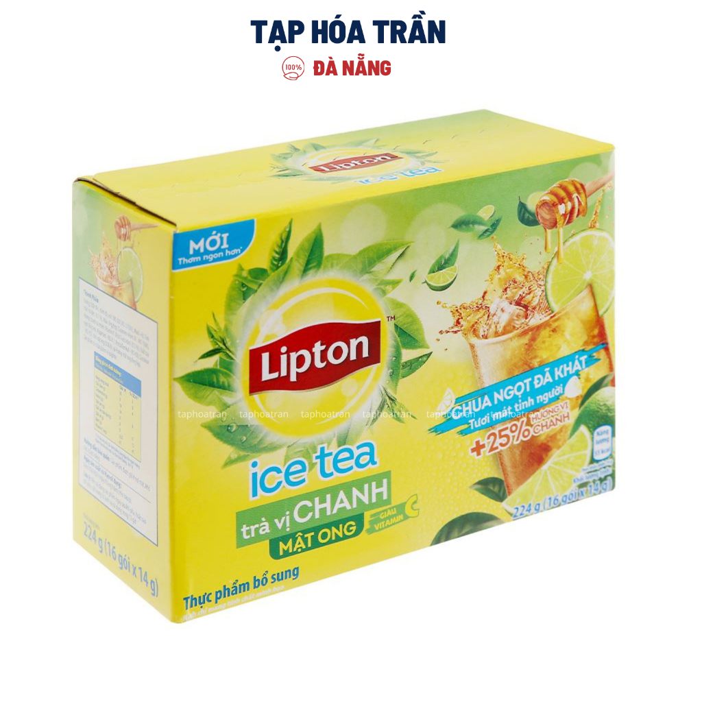 Lipton Honey Lemon Tea Box 224g (16 Packs x 14g) | Shopee Singapore