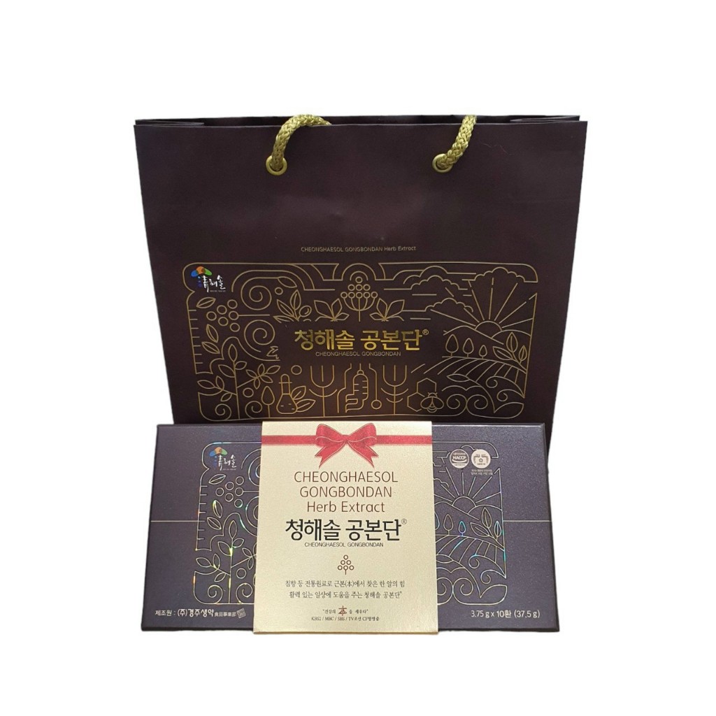 An cung brain tonic Cheonghe sol gongbondan 10 Korean tablets | Shopee ...
