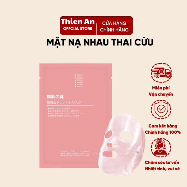 Japanese Sheep Placenta Mask - Whitening paper mask, moisturizing ...