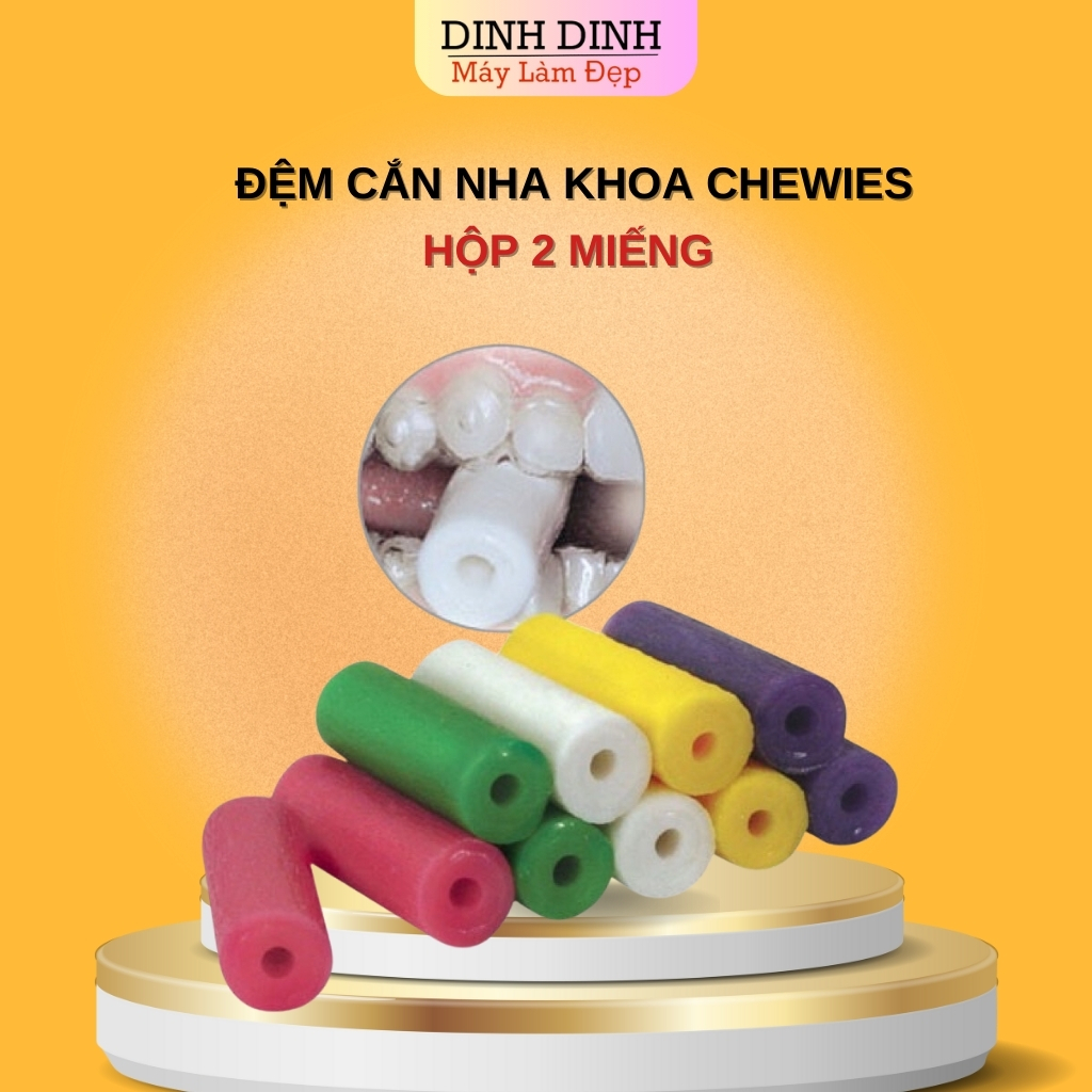 Dental bite block, transparent orthodontic Chewy bite pad, 2 chewies ...