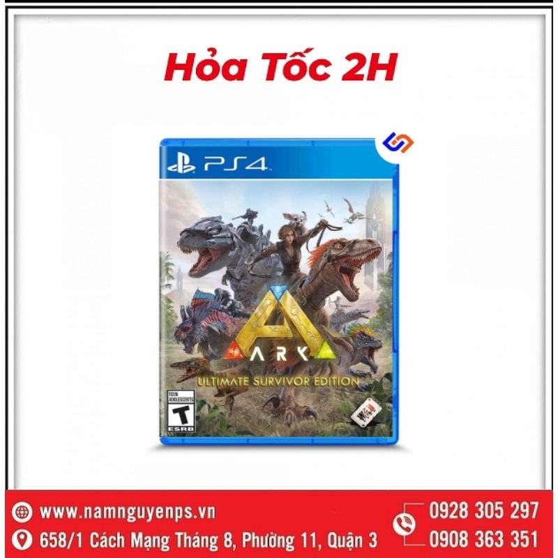 Ps4 Game Disc | Ark Ultimate Survivor Edition (Dinosaur Hunt 1-2 ...