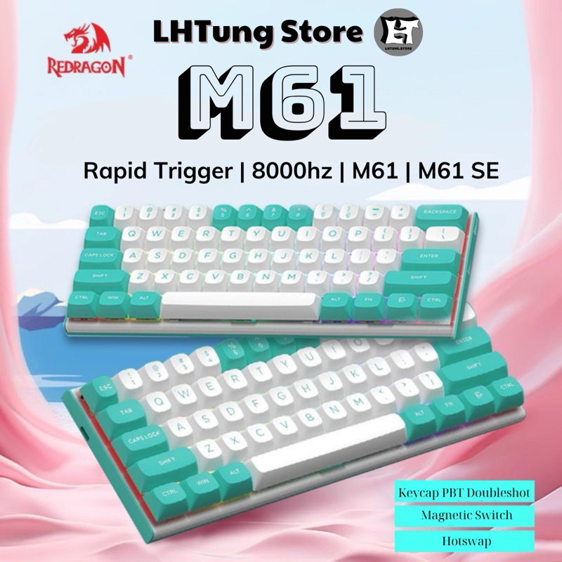 [Ready Stock] gaming Redragon M61 Mechanical Keyboard | Rapid Trigger ...