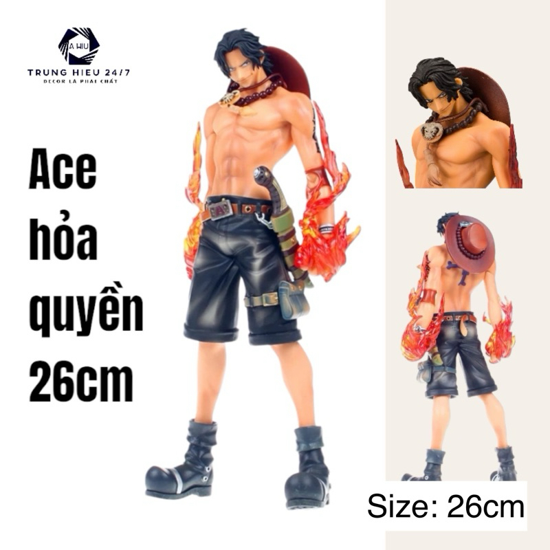 DECOR MODEL Portgas D Ace fire fist super large one piece one piece ...