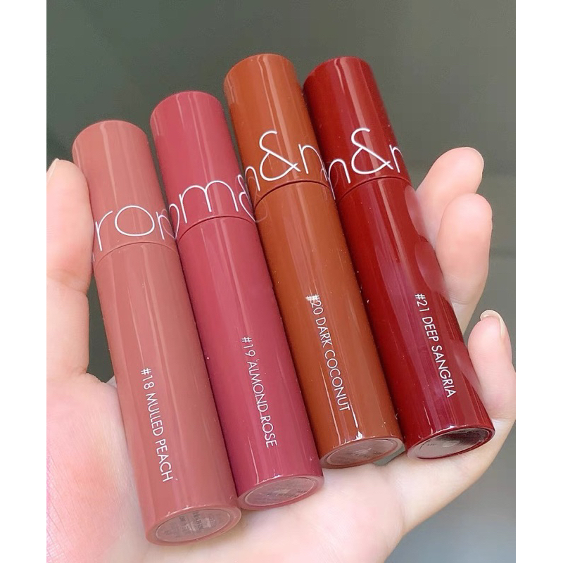 [FULL Color PALETTE] Romand Juicy Lasting Tint Lip Gloss 5.5g | Shopee ...