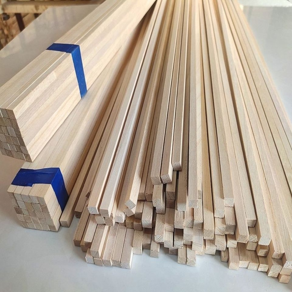 Square pine wood bar 2cm x 2cm, 1m2 long, planed smooth | Shopee Singapore