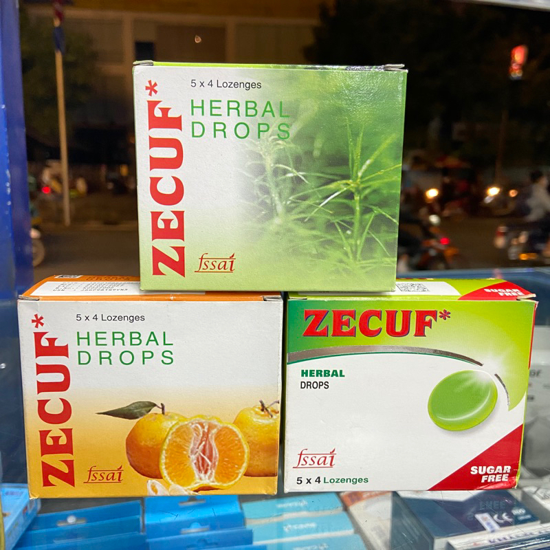 Zecuf Herbal Drops Lozenges Help Warm Throat, Laxative, Help Reduce ...