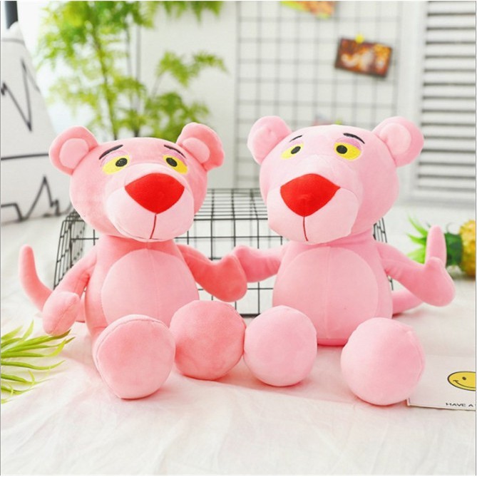 Super Cute Pink Panther Teddy Bear [SASHI] | Shopee Singapore