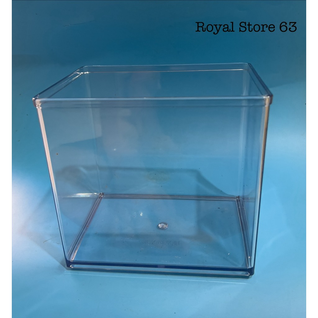 Modern Super Clear Mica Betta Fish Tank 15x20x18cm | Shopee Singapore