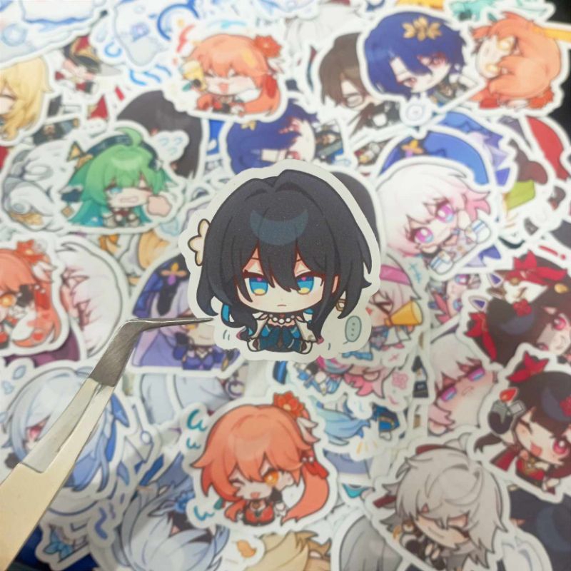 [Honkai Star Rail] Lovely Honkai Star Rail game sticker set size 4 cm ...