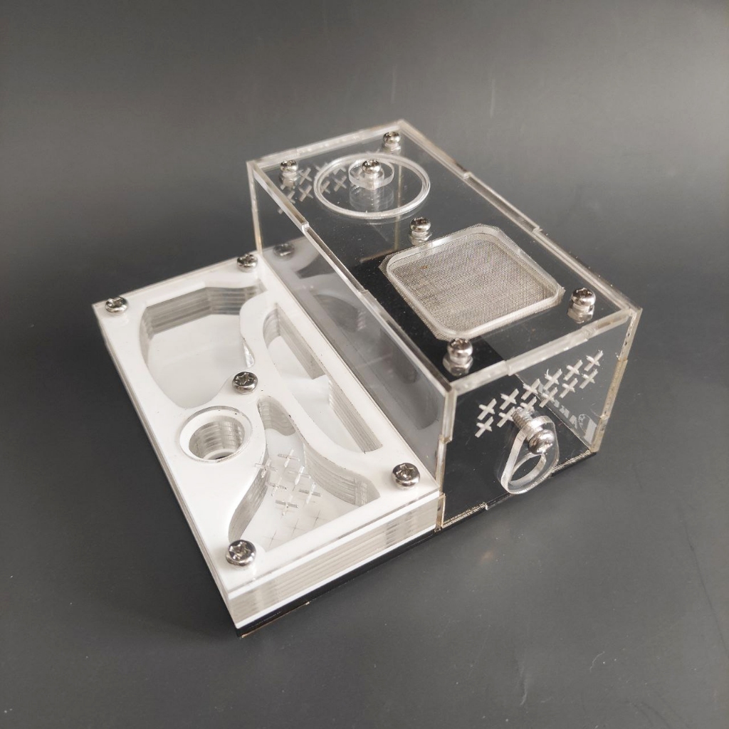 Mica ant Tank 10x10x5 cm A2, box for raising/ant nests/formicarium/ant ...