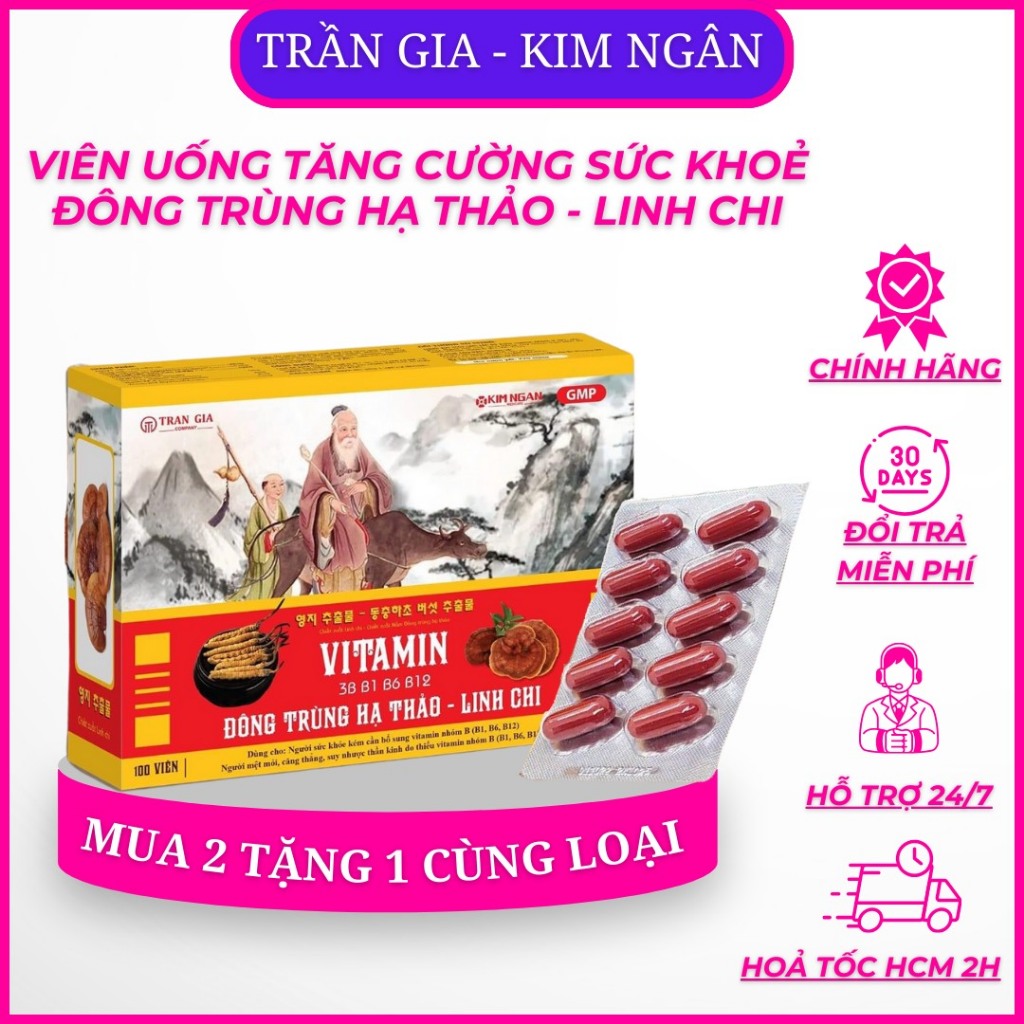 Vitamin 3B Dong Duong Ha Thao LINH CHI Tran gia Kim Ngan, 100 Tablets | Shopee Singapore