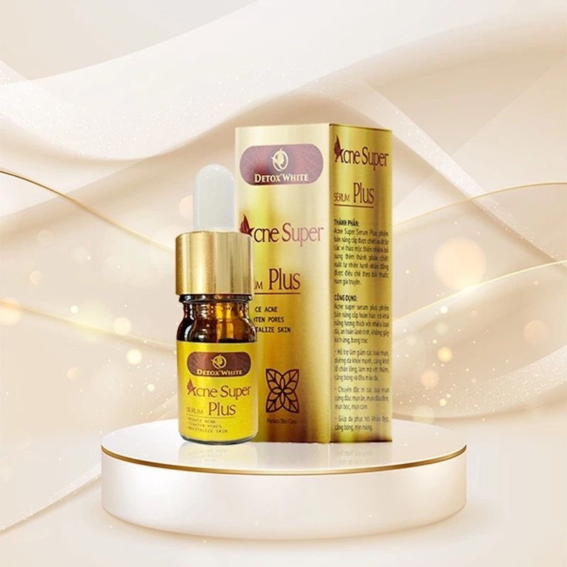 Acne Super Serum Plus Detox White Prevent Acne Reduces Sebum Secretion ...