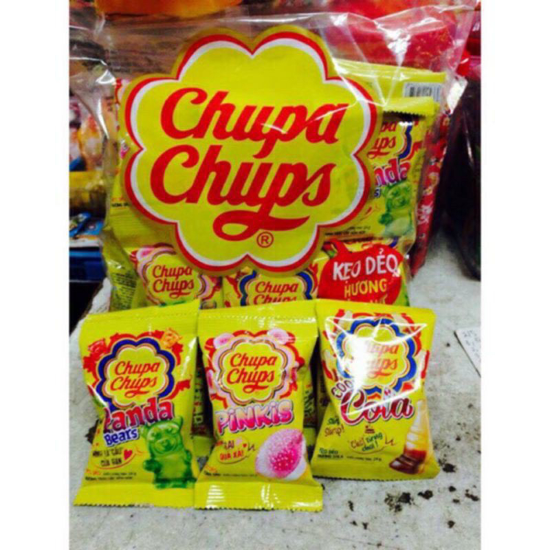 Chupa chups mixed flavor fruit gummies (bag of 40 bags) | Shopee Singapore