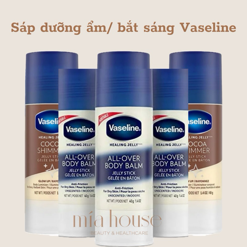 Vaseline Stick, Vaseline Cocoa Shimmer, Vaseline All-over Body Balm 40g ...