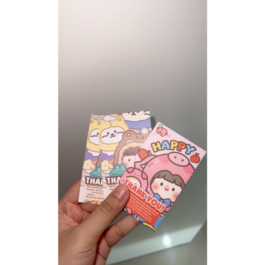 Thank you card, beautiful, cheap and cute thank you card 1 random card ...