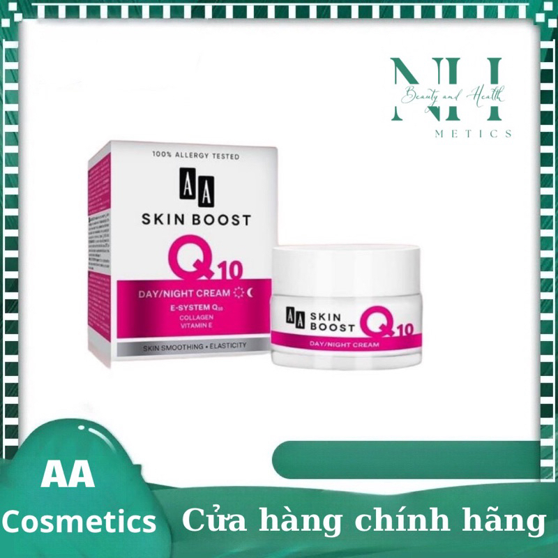 Aa Cosmetics Skin Boost Q10 anti-aging and smoothing cream 50ml bottle ...