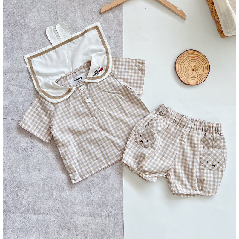Korean sailor collar loose set for children from miffy Japan | Shopee ...