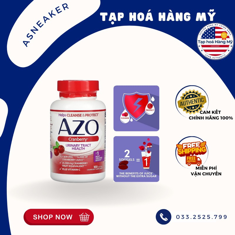 Azo Cranberry urinary tract support pills box of 100 pills (Expiry date ...
