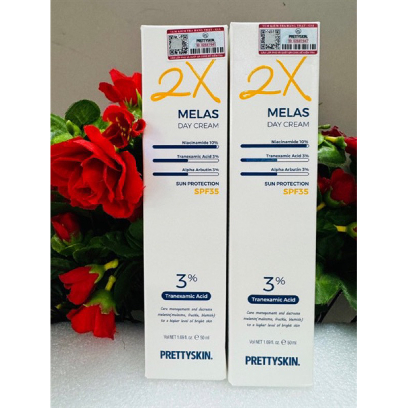 Pretty SKIN MELAS Whitening Cream 2X 50ML | Shopee Singapore