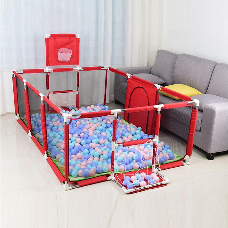 Square + rectangular ball house for children, ball enclosure ...