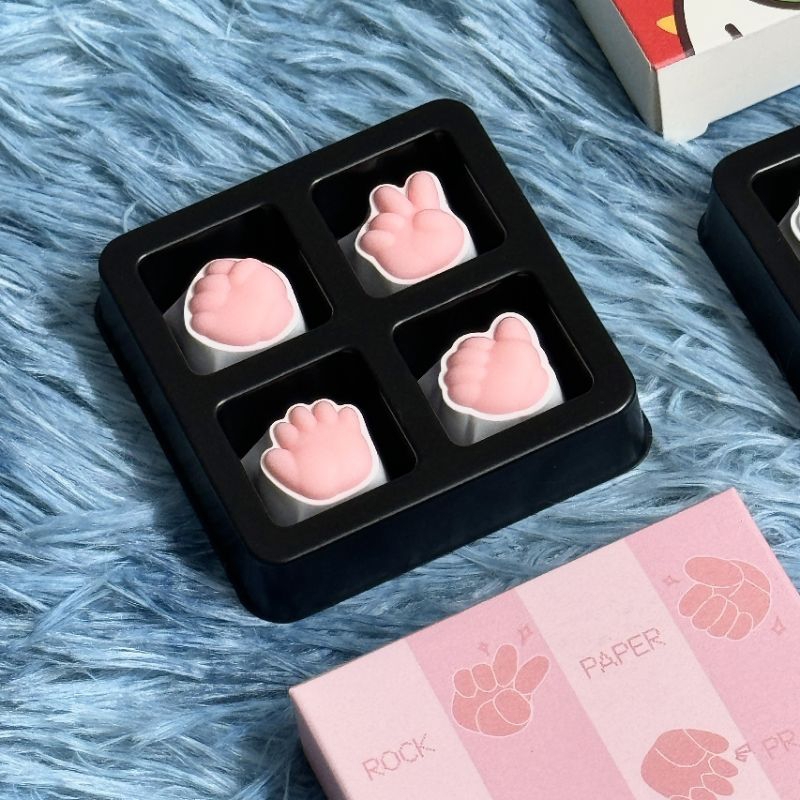 Keycap Akko X Monsgeek Cat Paw Artisan Keycaps Cat Paw pulling hammer ...