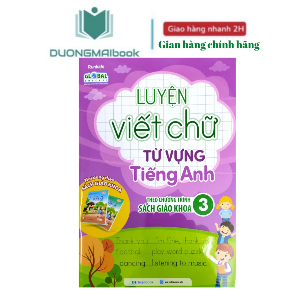 Book - Practice writing English vocabulary for grade 3 (according to ...