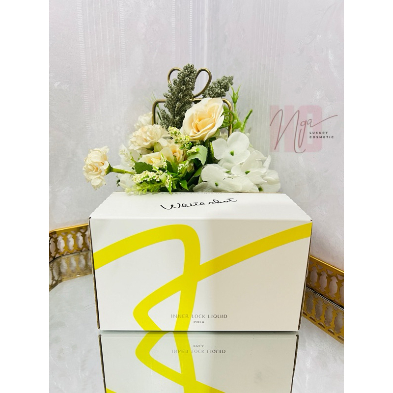 Pola - Pola White Shot Inner Lock Liquid (box of 10 bottles of 30ml) | Shopee Singapore