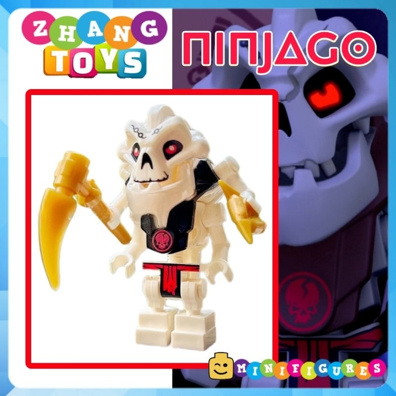 Ninjago Skeleton Man Samukai Minifigures Lele A089 | Shopee Singapore