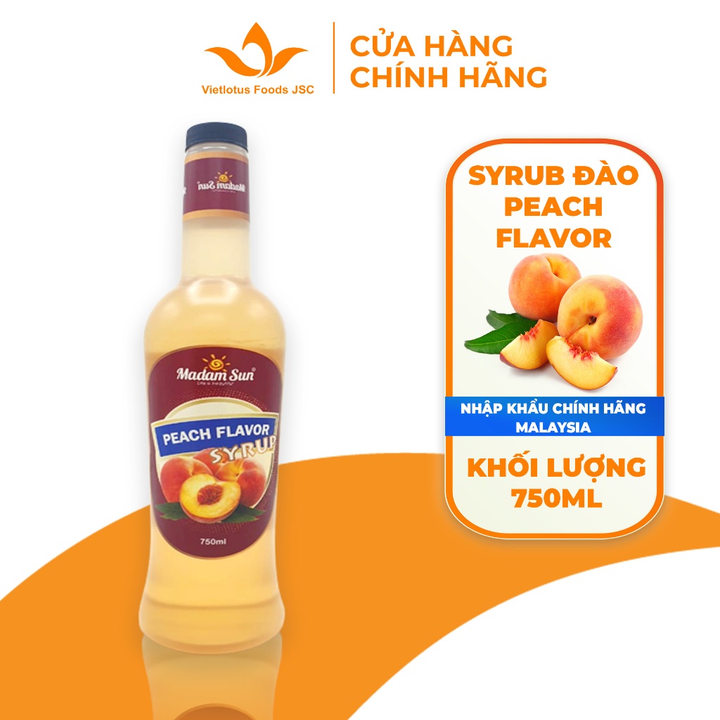 Madamsun PEACH SYRUP mixed ingredients (MADAMSUN PEACH SYRUP) - Genuine ...