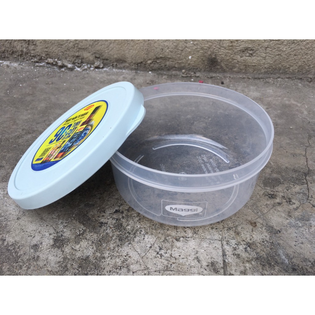 Hokkaido Inochi ROUND Plastic Food Container 750ml | Shopee Singapore