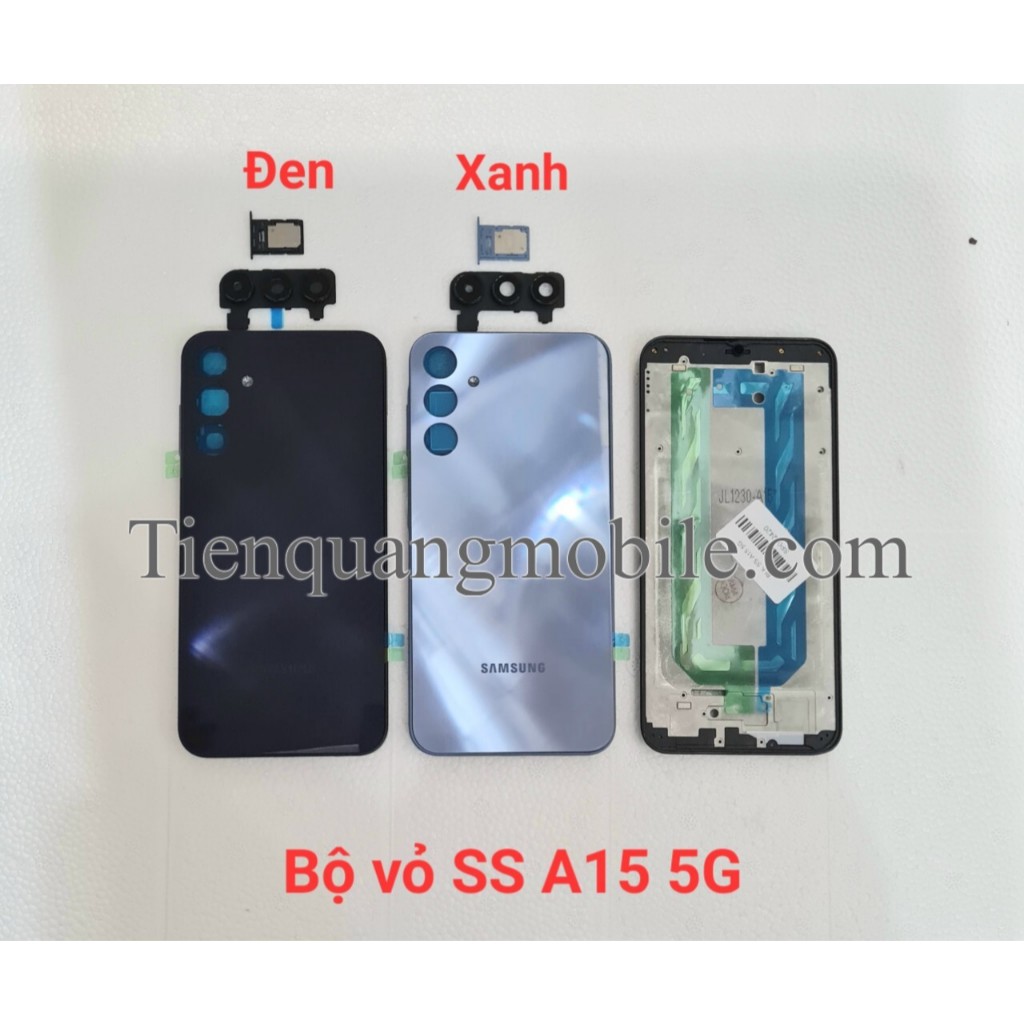 Samsung A15 5G case set (including cover, orange glass, buttons, bone ...