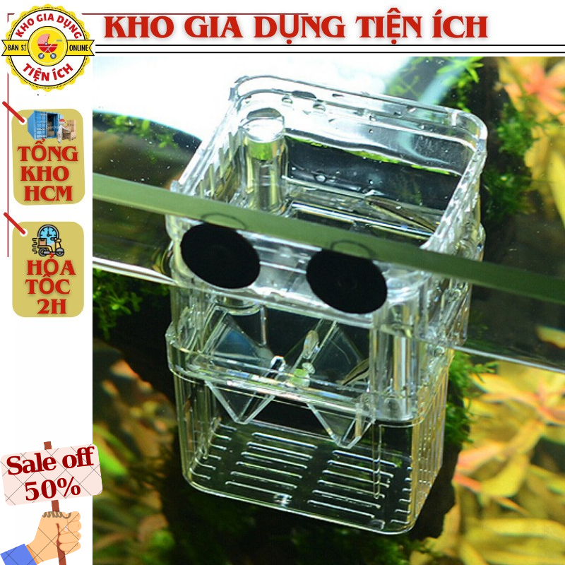 Spawning Fish Tray - Cage For Guppies, Transparent Mica Compact ...