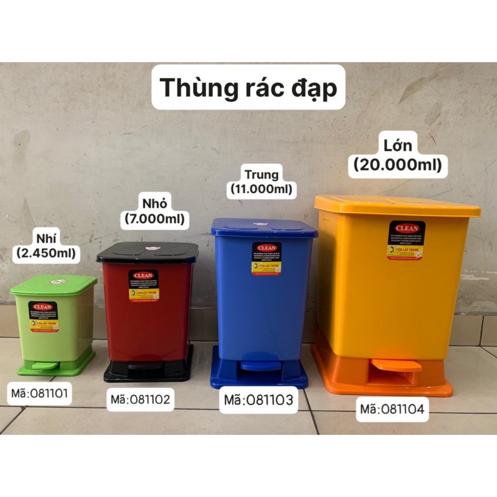 Tan Lap Thanh pedal trash can (medium size) | Shopee Singapore