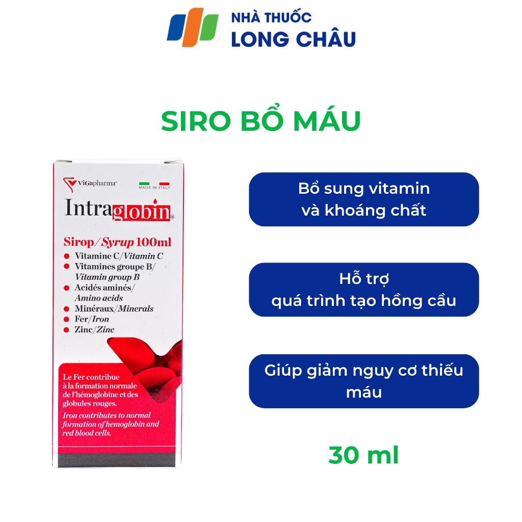 Blood Supplement Iron Supplement with INTRA GLOBIN Blood Supplement ...