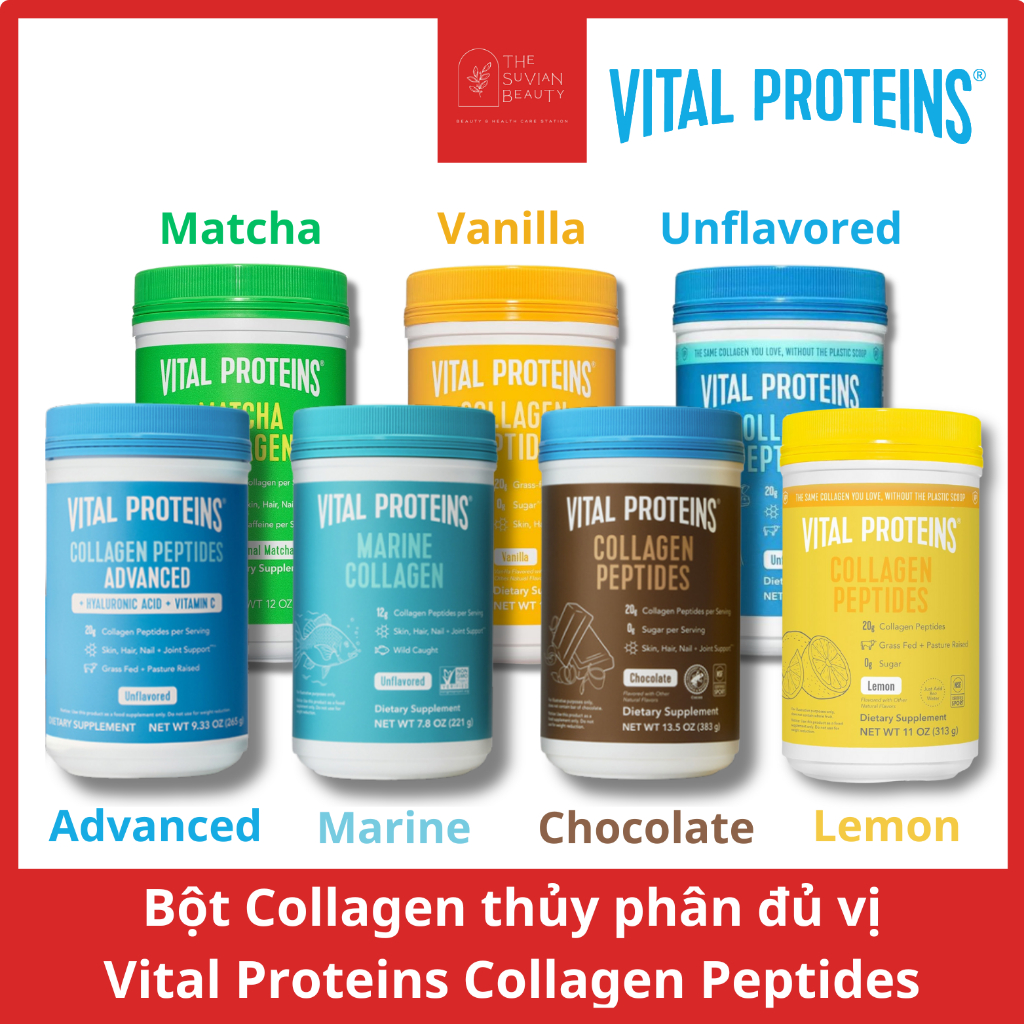 Vital Proteins Collagen Peptides Hydrolyzed Collagen Powder in all ...