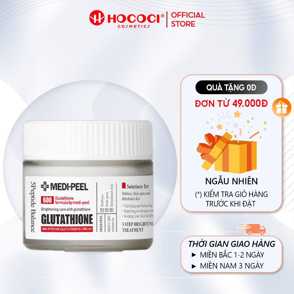 Medi-peel Glutathione 600 White Cream 50mL | Shopee Singapore