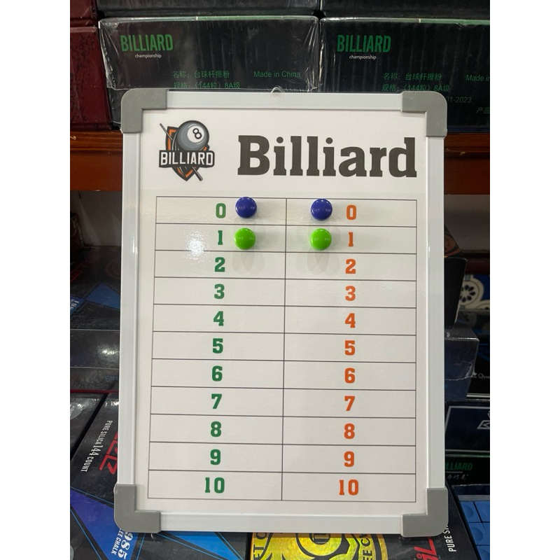 Magnetic scoreboard - Wall mounted scoreboard - Billiards scoreboard ...
