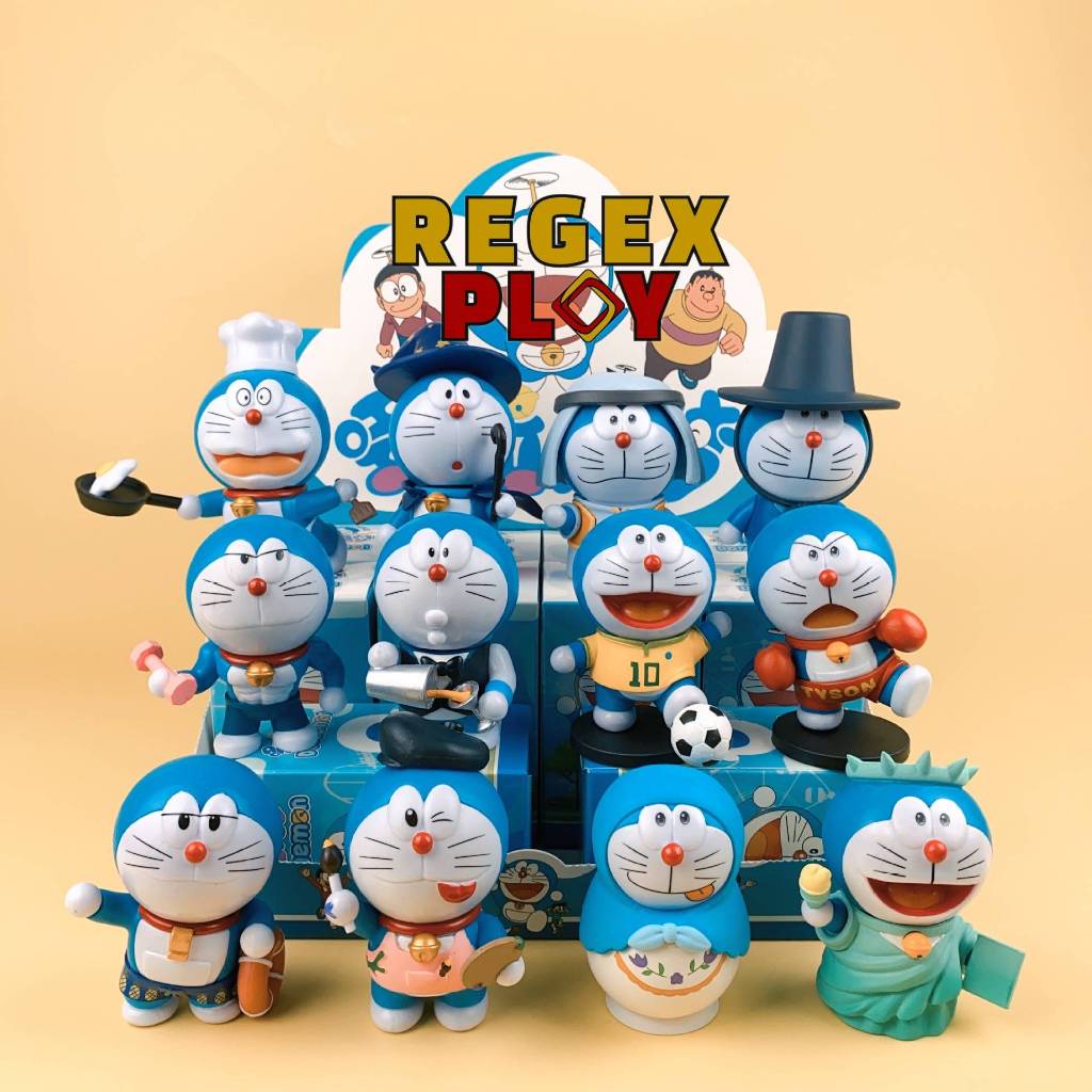 (With Box) Blindbox blind box LARGE DORAEMON model, genuine, sharp ...