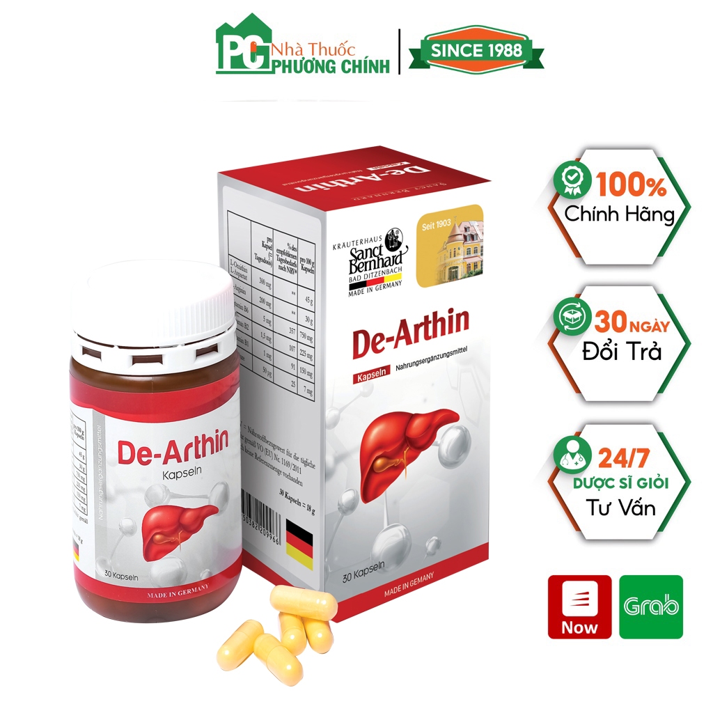 De Arthin Sanct Bernhard Liver Detoxifying Oral Tablet - Helps Prevent ...