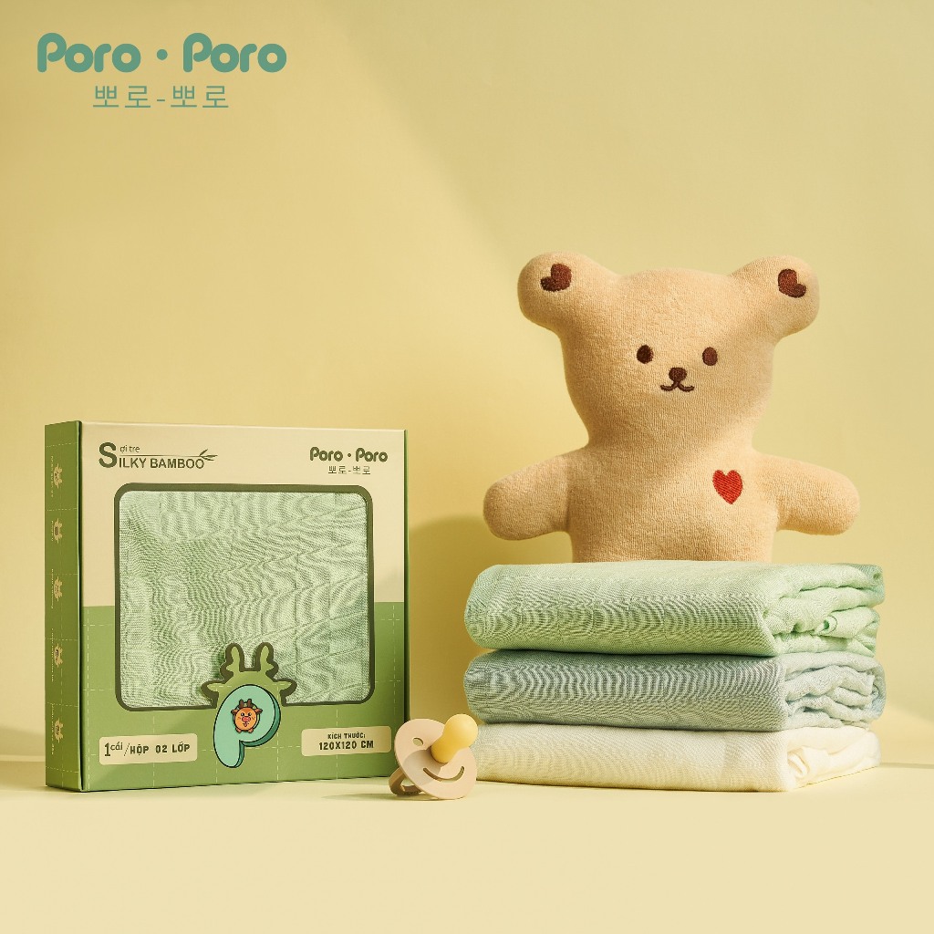 [Poro-Poro] Multipurpose Towel 120*120 - Bath Towel 75*75 Bamboo Fabric ...