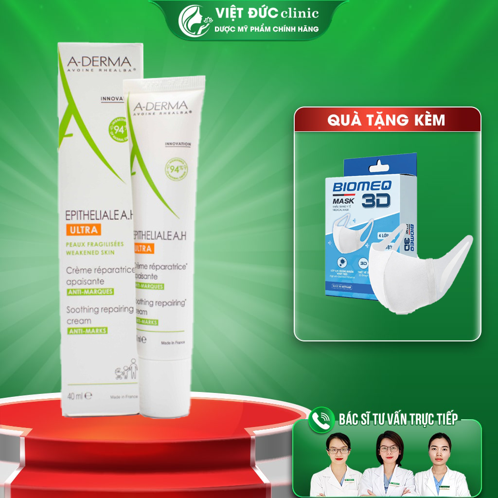 A-derma Scar Healing Cream Regenerates Skin, Restores Skin, Prevents ...