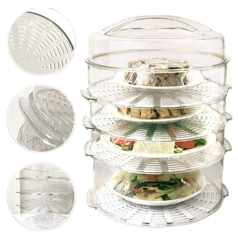 Vietnamese-japanese 4-Storey Table Cage, Heat-Retaining Table Cage ...