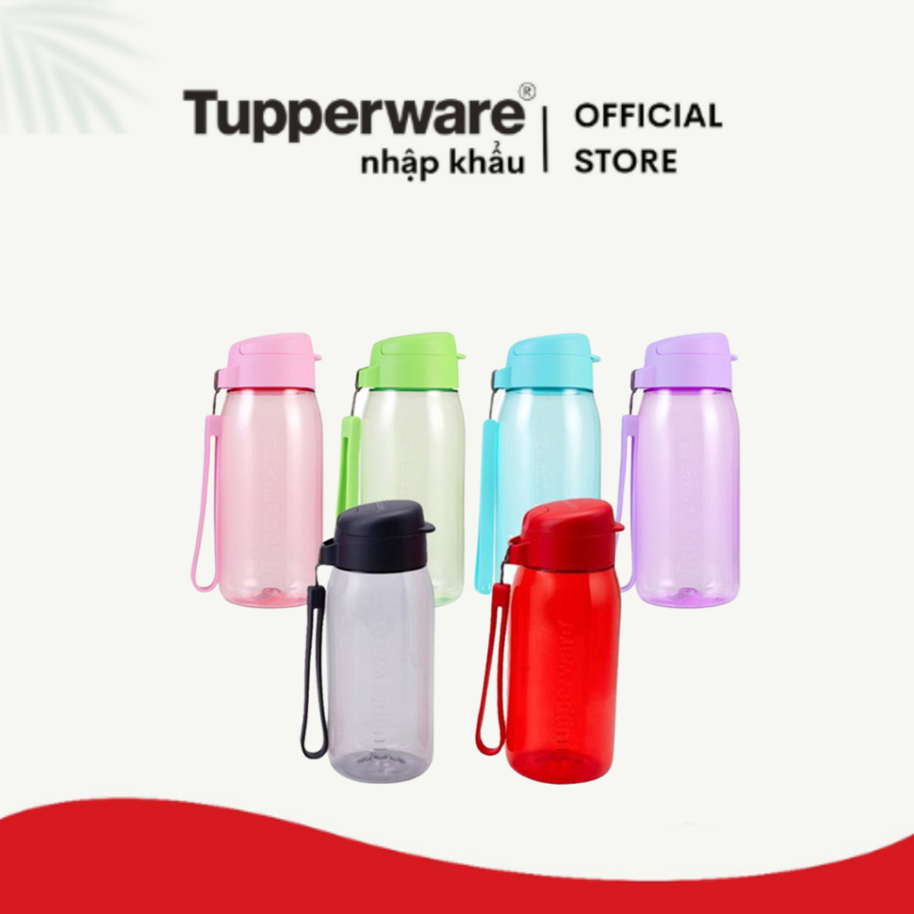 Genuine Tupperware water bottle Lohas Flask 550ml heat resistant 110 ...