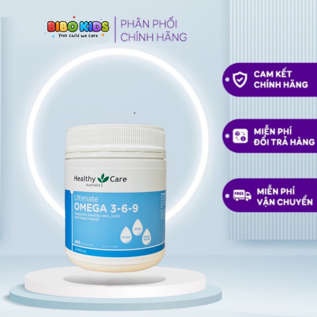 Australian Omega 3 6 9 Healthy Care Ultimate (200 Tablets) | Shopee ...